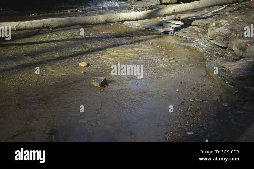 Blue Hen Falls, Cuyahoga Valley National Park. Ohio USA Stock Video ...