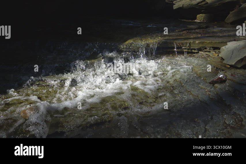 Blue Hen Falls, Cuyahoga Valley National Park. Ohio USA Stock Video ...