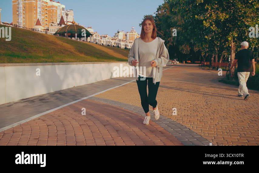 Beautiful woman jogging in Stock Videos & Footage - HD and 4K Video ...