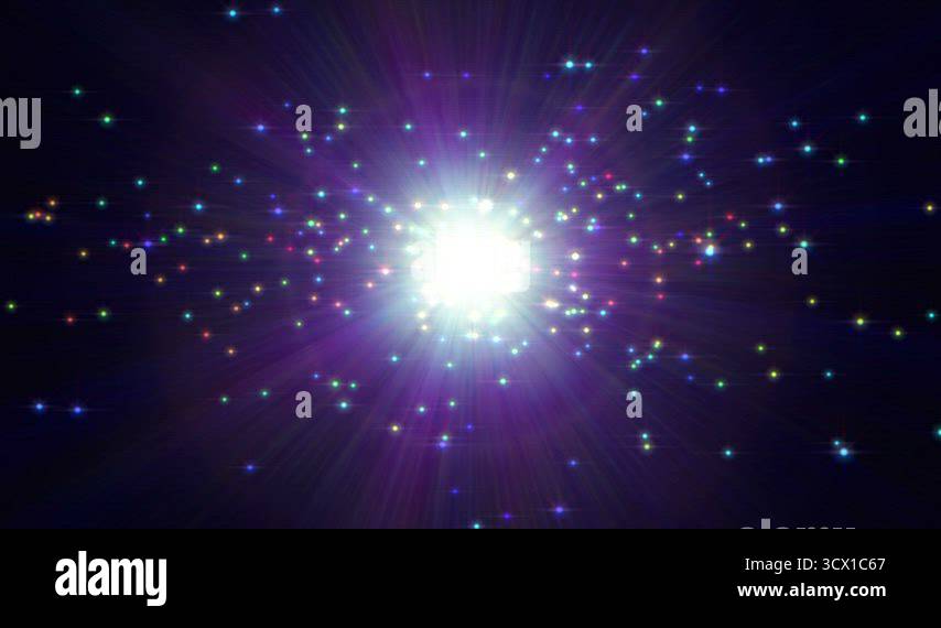 stars particle in space motion Stock Video Footage - Alamy