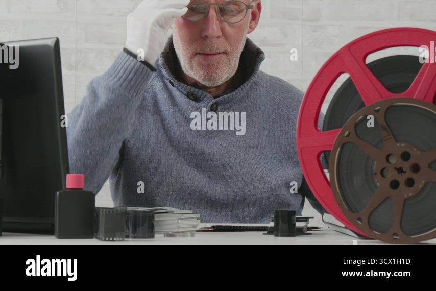 Scan slides to transform into digital data Stock Video Footage - Alamy