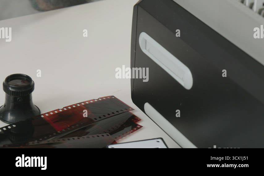 Scan slides to transform into digital data Stock Video Footage - Alamy