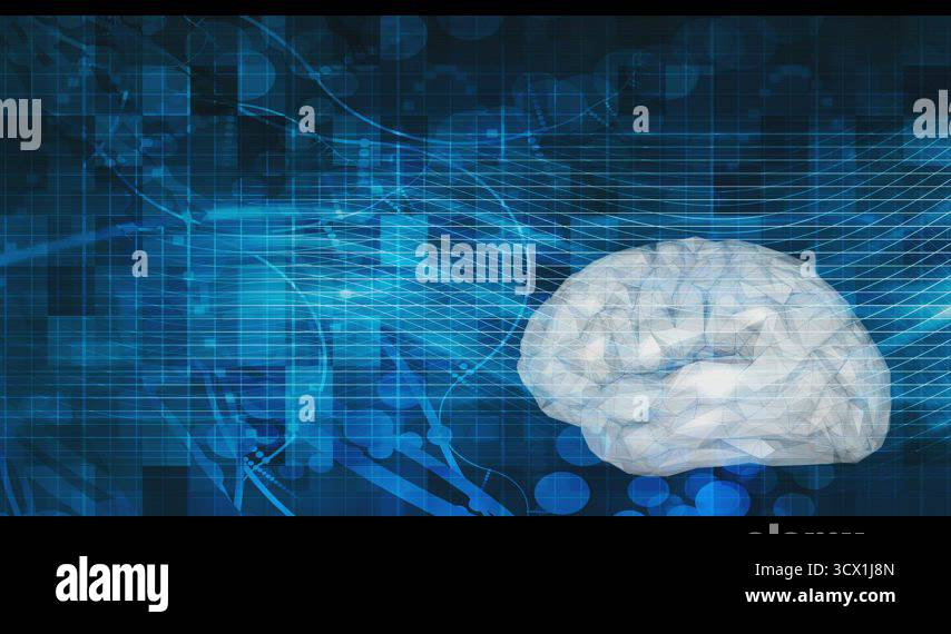 Science Technology with Brain Interface as a Concepts Stock Video ...