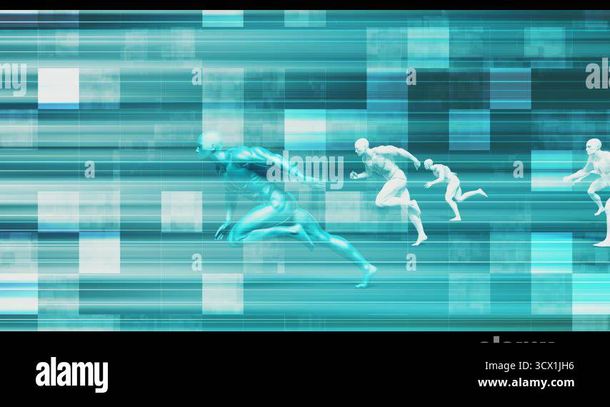 Technology Race and Investment in Research and Development Stock Video ...