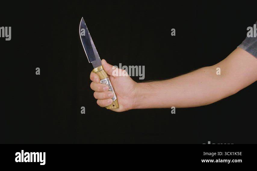 Male hand showing knife sharp Stock Videos & Footage - HD and 4K Video ...