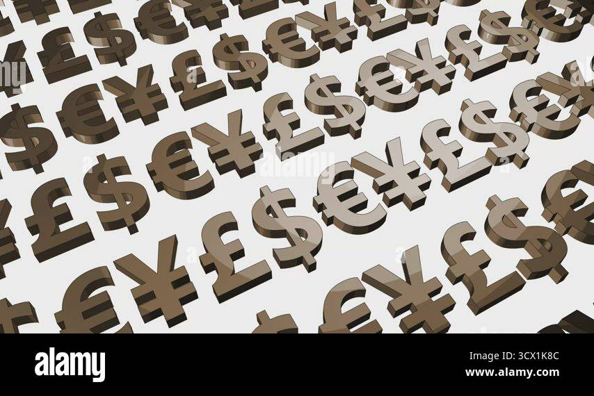 Currency symbols abstract background world Stock Videos & Footage - HD ...