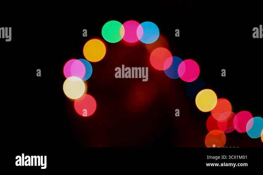 Bokeh blur light background Stock Video Footage - Alamy