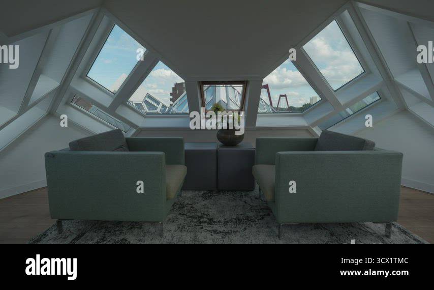 Cube house interior rotterdam Stock Videos & Footage - HD and 4K Video ...