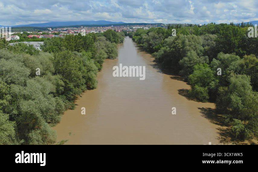 Flooded field plantation with farm after heavy rains storm Stock Video ...