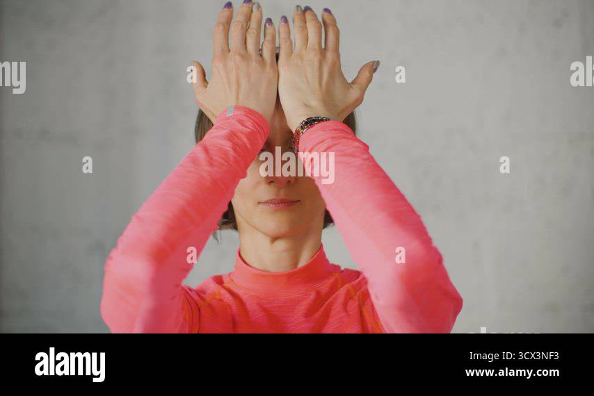 Woman presses forehead hands Stock Videos & Footage - HD and 4K Video ...