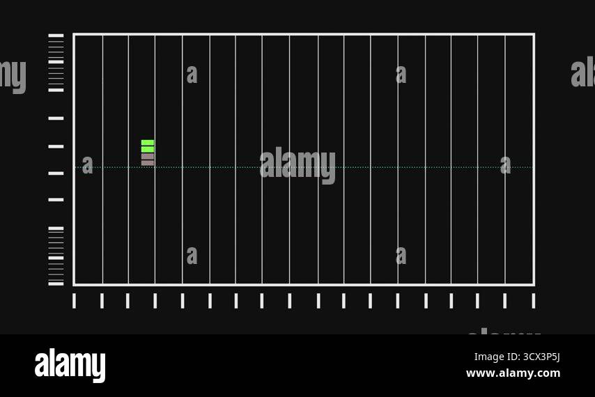 4k Audio equalizer moving bars and audio frequency monitor sound wave ...
