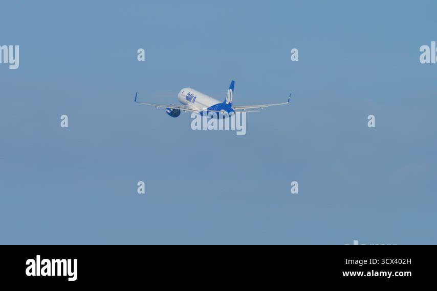 Airplane Airbus A320 take-off Stock Video Footage - Alamy