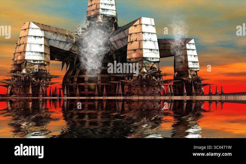 Decayed factory Stock Video Footage - Alamy