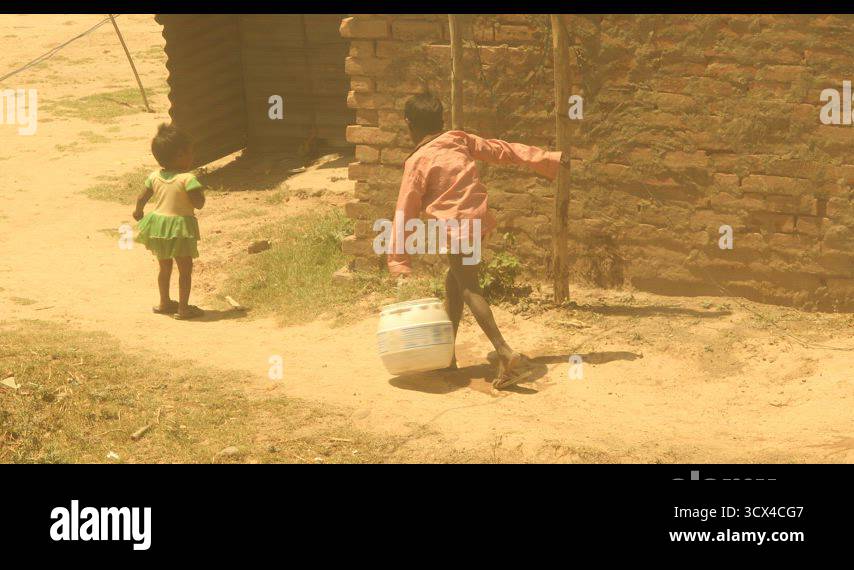Poor kids in India Stock Video Footage - Alamy