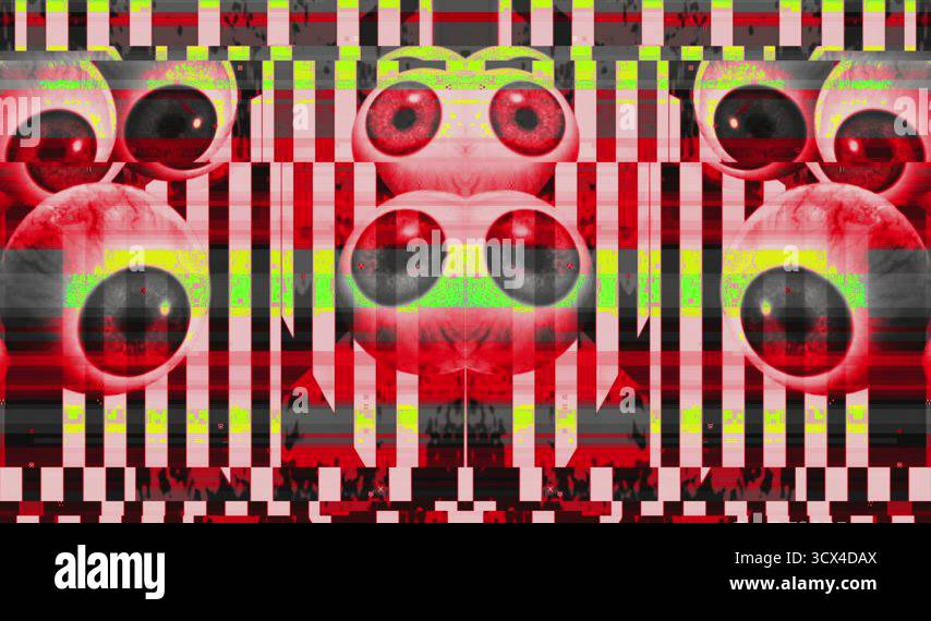 animation - Digital Tv Bad Signal Transmission ,Noise, Static Stock ...