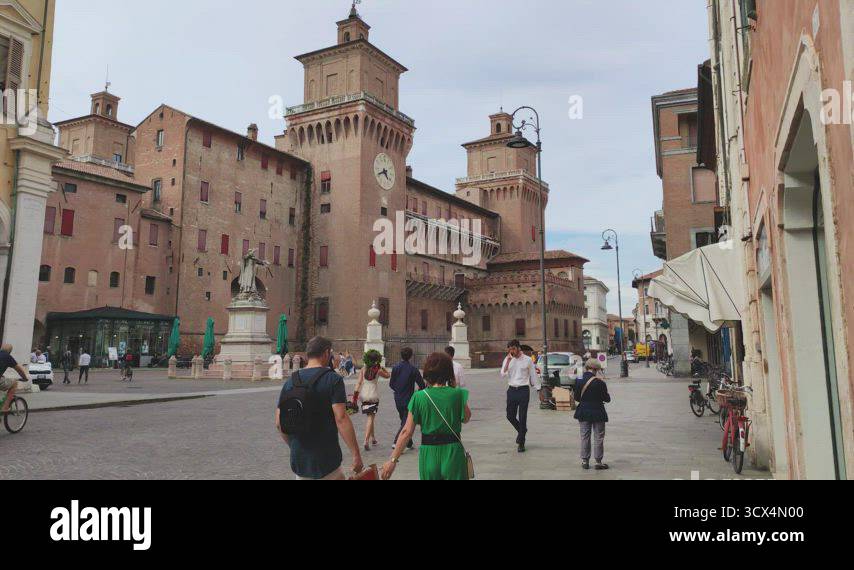 Evocative view castle ferrara people Stock Videos & Footage - HD and 4K ...