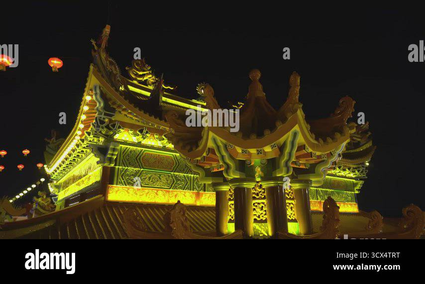 Tilt shot of magnificent temple Stock Video Footage - Alamy