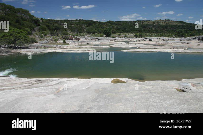 Pedernales River in the Pedernales Falls State Park Stock Video Footage ...