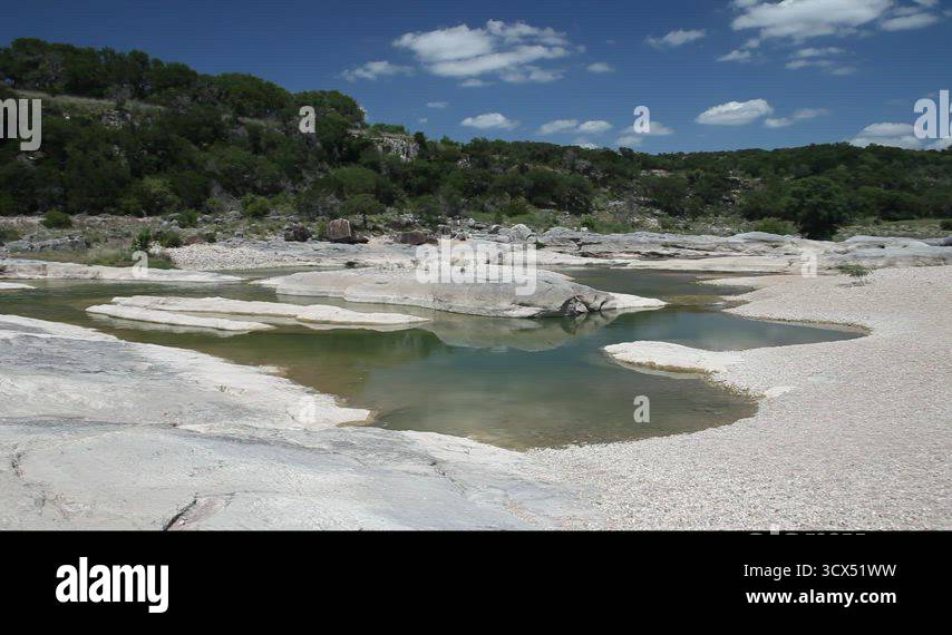 Pedernales River in the Pedernales Falls State Park Stock Video Footage ...