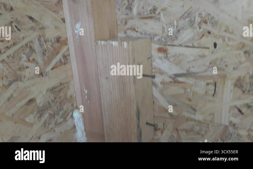 Nailing board construction residential building Stock Videos & Footage ...