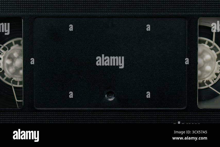VHS Tape Label Video Plate Stock Video Footage - Alamy