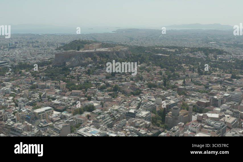 athens, aerial, greece, city, ancient, town, view, landmark ...