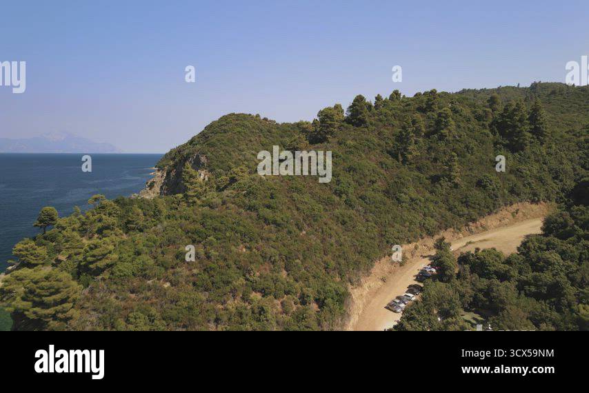 Mediterranean greek landscape coastal forest Stock Videos & Footage ...