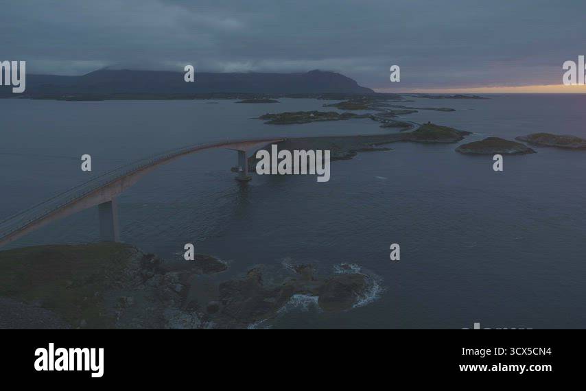 Storseisundet bridge atlantic ocean road Stock Videos & Footage - HD ...