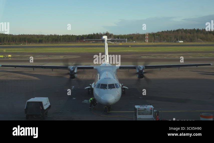 Helsinki / Finland - November 1 2019: Helsinki airport Finnair plane ...