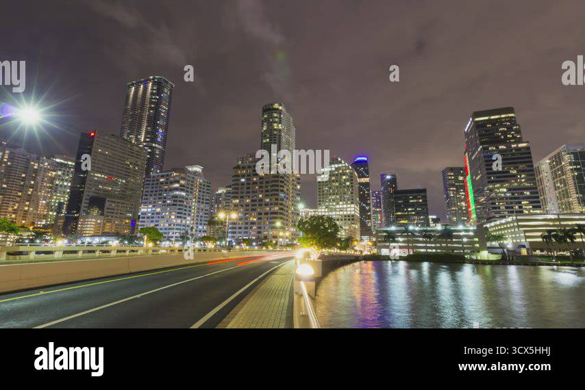 Brickell key drive skyline Stock Videos & Footage - HD and 4K Video ...