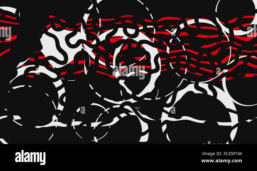 Minimal Motion Art. Liquid Transitions Hand Drawn Animation Stock Video ...