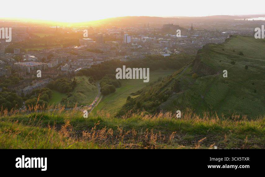 Edinburgh castle skyline dawn Stock Videos & Footage - HD and 4K Video ...