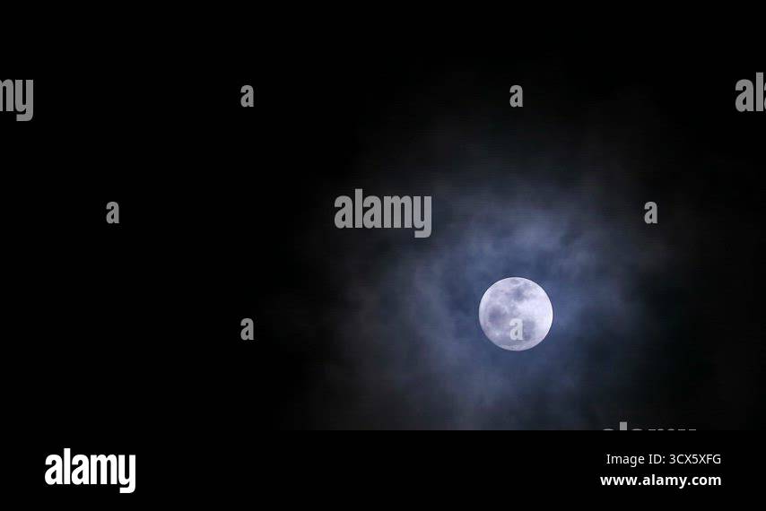 Full moon night sky soft Stock Videos & Footage - HD and 4K Video Clips ...