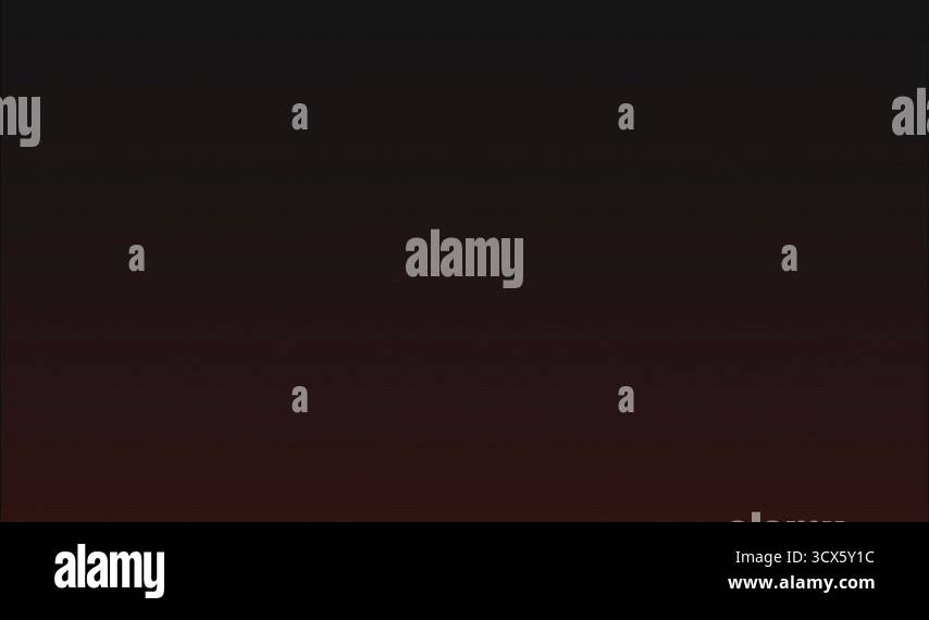 Burning red flame sparks on Float to top and fall down on black screen ...