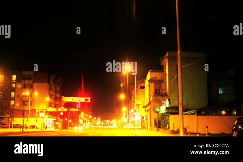 traffic light time lapse at city 4k Stock Video Footage - Alamy