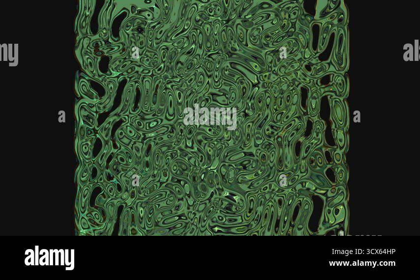 Animation Of Liquid Abstract Organic Form Stock Video Footage - Alamy