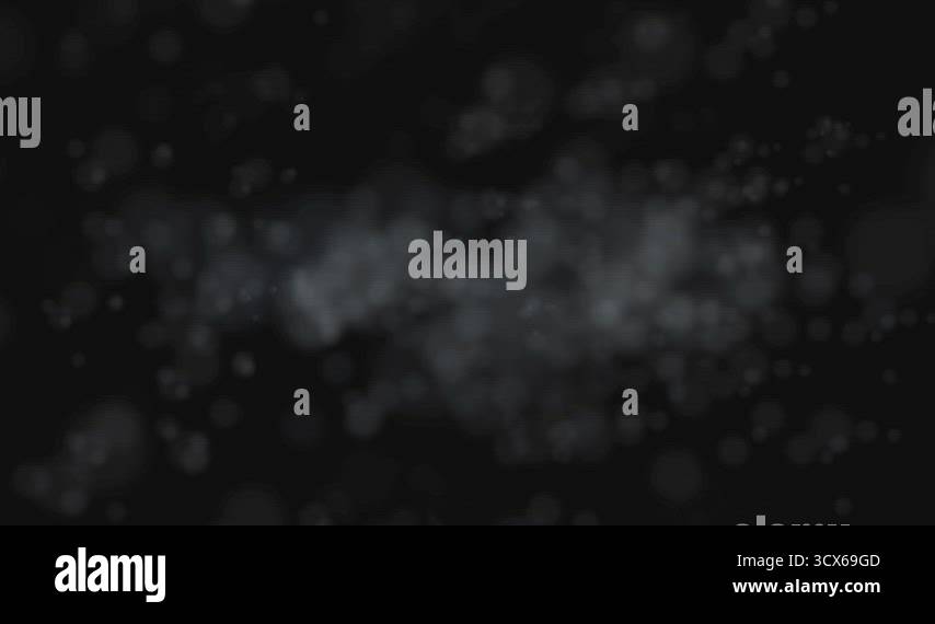 Light smoke floating on black background HD Stock Video Footage - Alamy