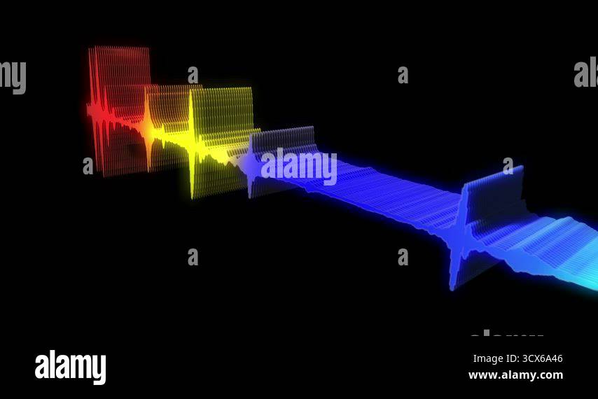 Spectrum color abstract waveforms 3d Stock Videos & Footage - HD and 4K ...