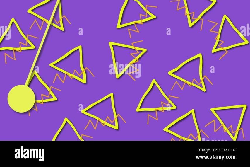 animation in minimal art motion style Stock Video Footage - Alamy