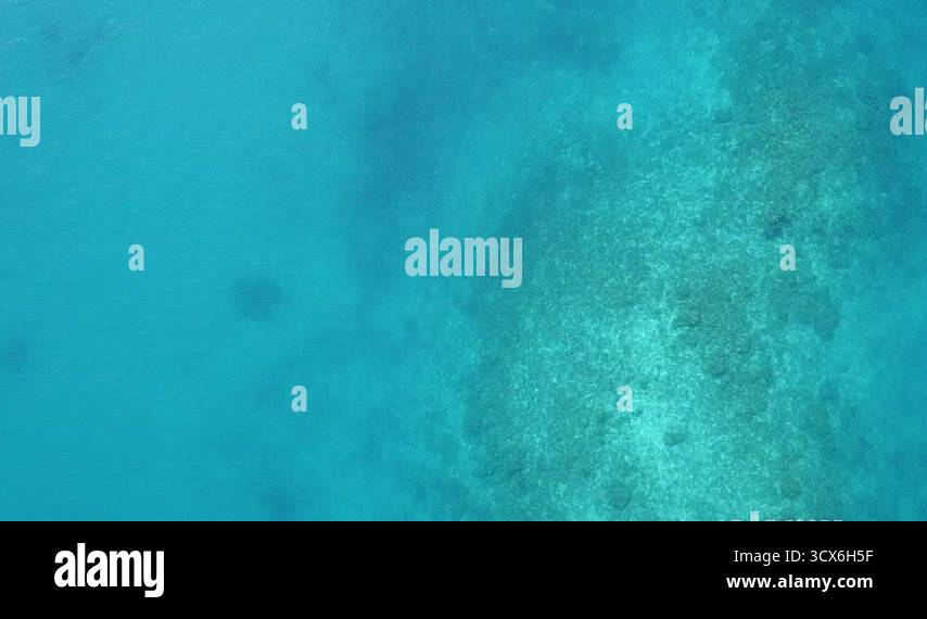 Aerial travel of marine resort beach trip by shallow lagoon with white ...