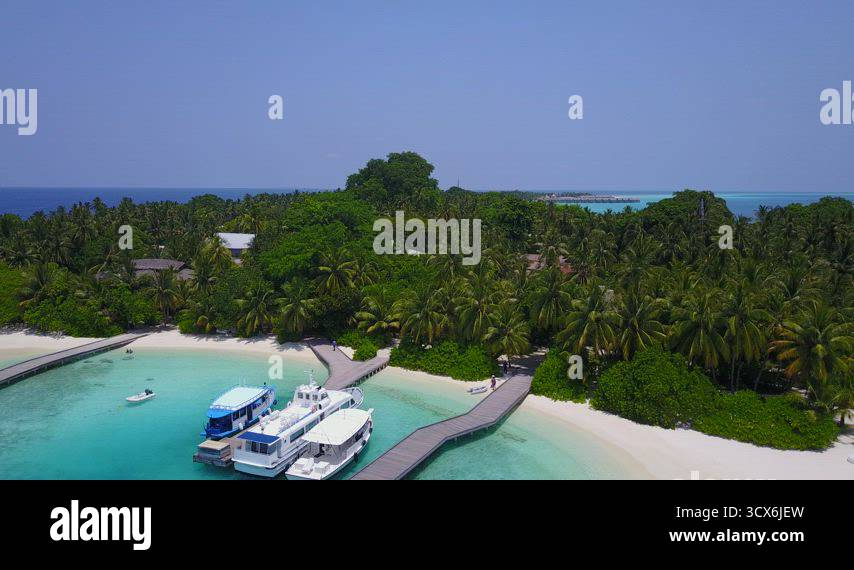 Aerial drone nature of beautiful coast beach holiday by blue green ...