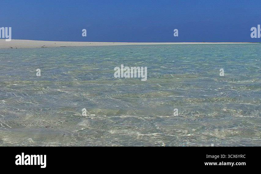Sunny texture of beautiful lagoon beach holiday by transparent ocean ...