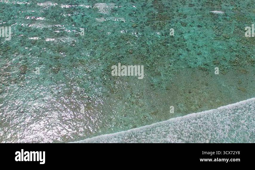Romantic texture of perfect island beach adventure by aqua blue lagoon ...