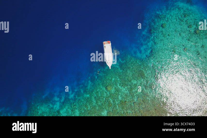 Warm abstract of beautiful sea view beach vacation by shallow lagoon ...