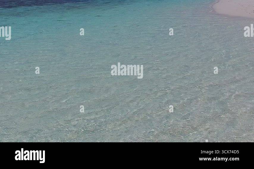Empty texture of beautiful lagoon beach holiday by blue ocean with ...
