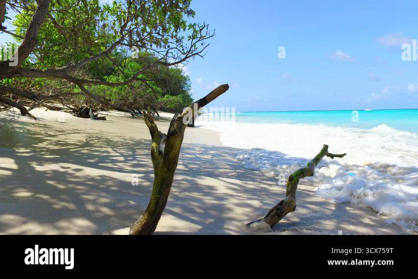 Close up sky of relaxing sea view beach journey by blue sea and white ...