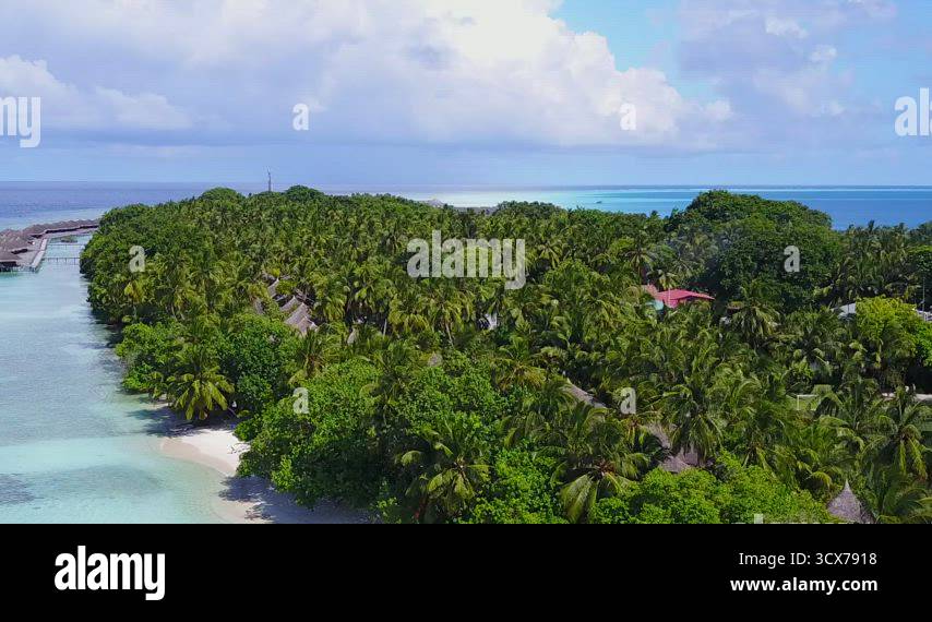 Sunny abstract of perfect tourist beach holiday by blue lagoon with ...