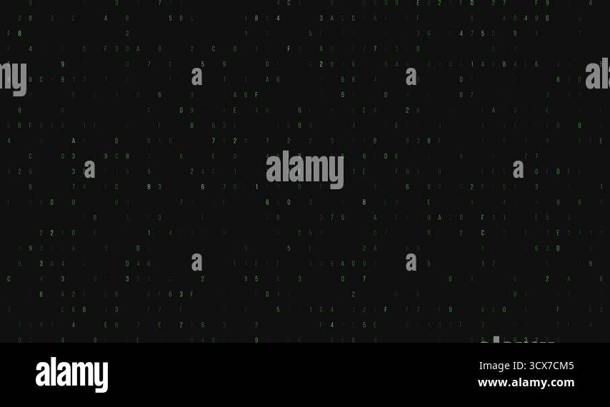 Computer digital timecode countdown on black background Stock Video ...