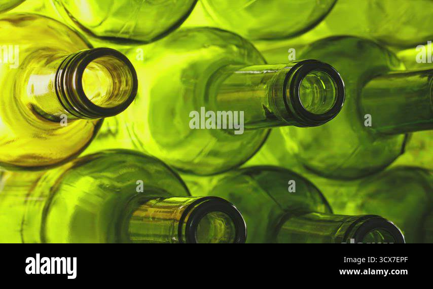 Green bottles bottleneck close Stock Videos & Footage - HD and 4K Video ...