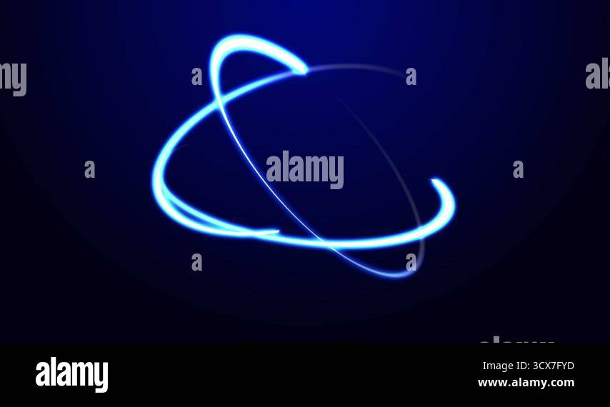 atom animated loop 4k Stock Video Footage - Alamy